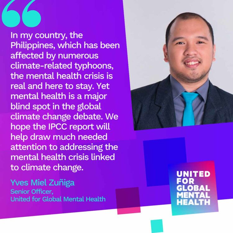 IPCC sheds light on the global mental health crisis linked with climate ...